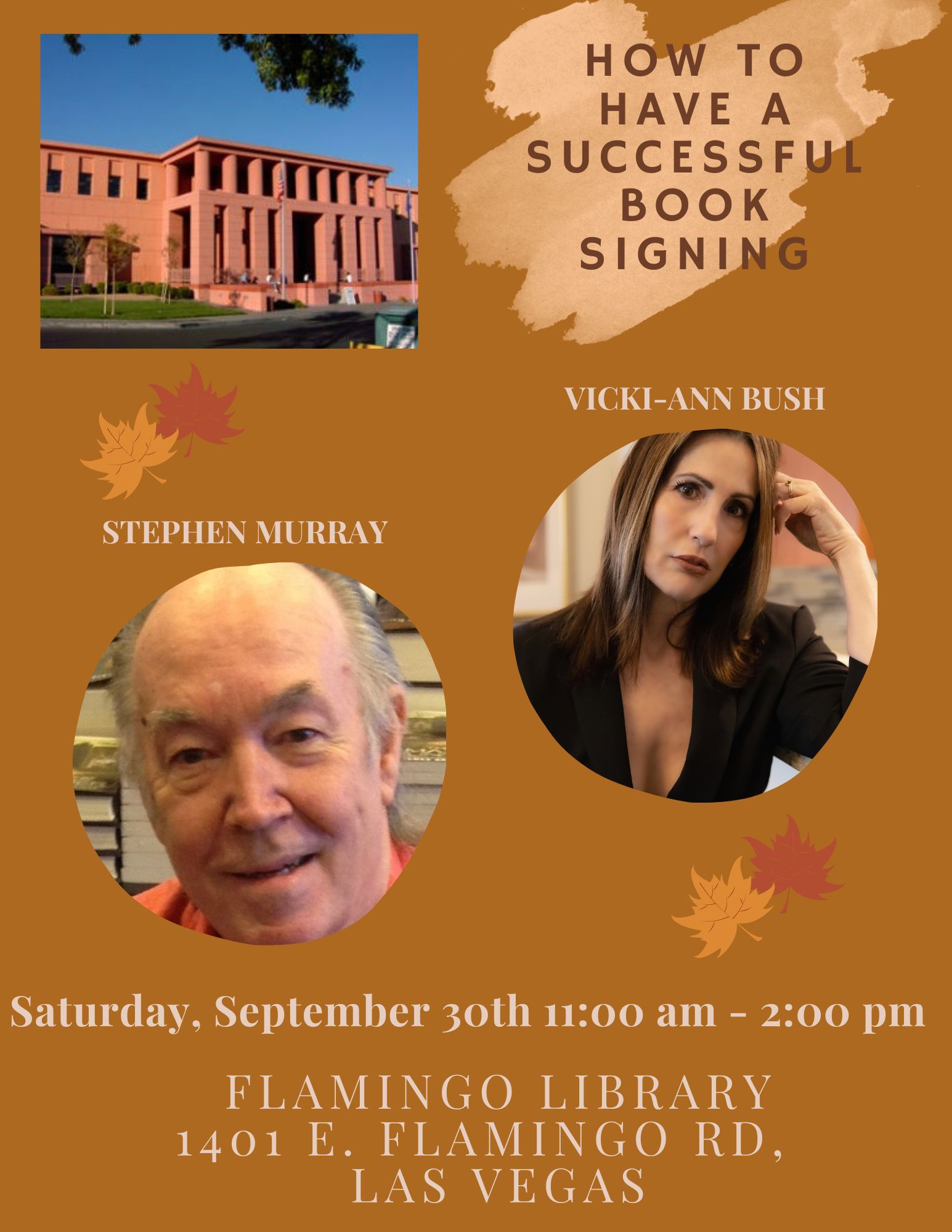 Panel Discussion – How to Have a Successful Book Signing – Flamingo ...